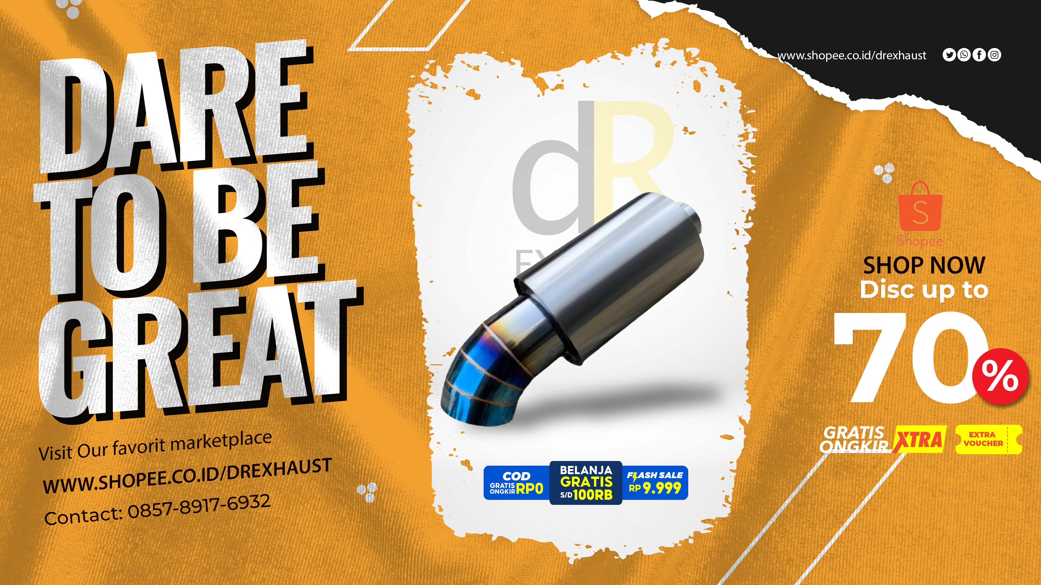 Produk DR Exhaust System Store | Shopee Indonesia