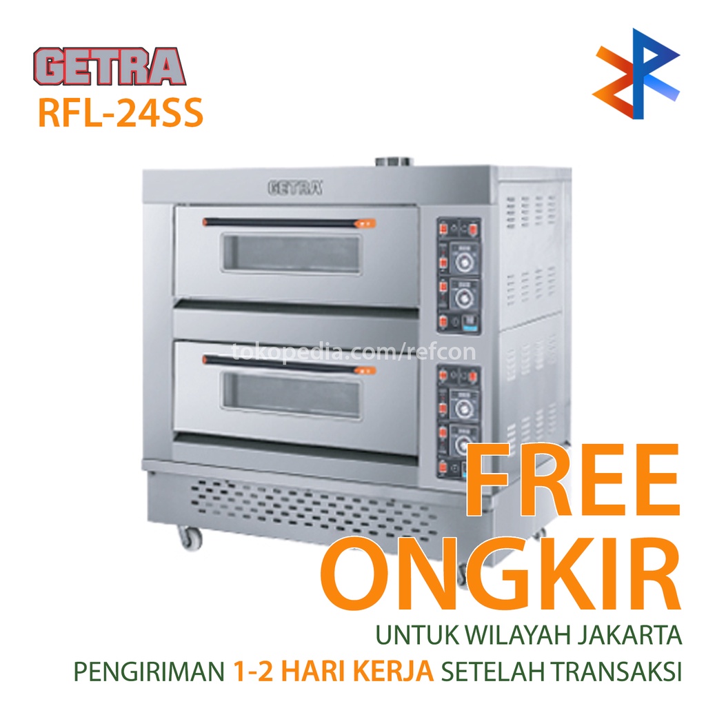 Jual Gas Baking Oven GETRA RFL 24SS / RFL 24 SS | Shopee Indonesia