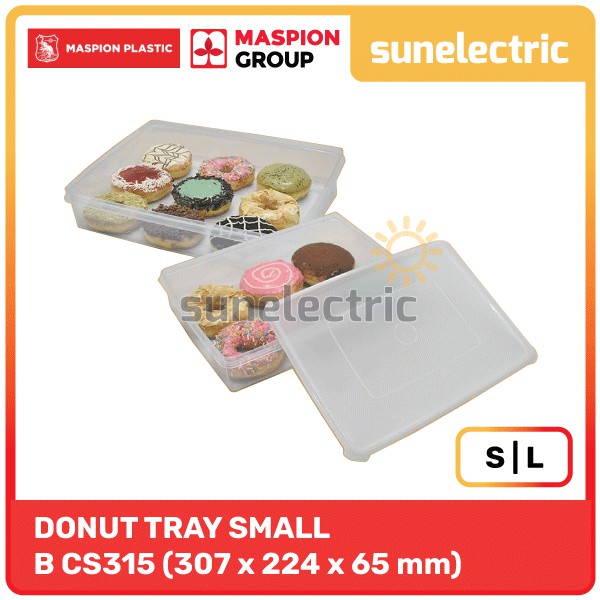 Jual Maspion PLA Kotak Donat Donut Tray Sealware / Food Container ...