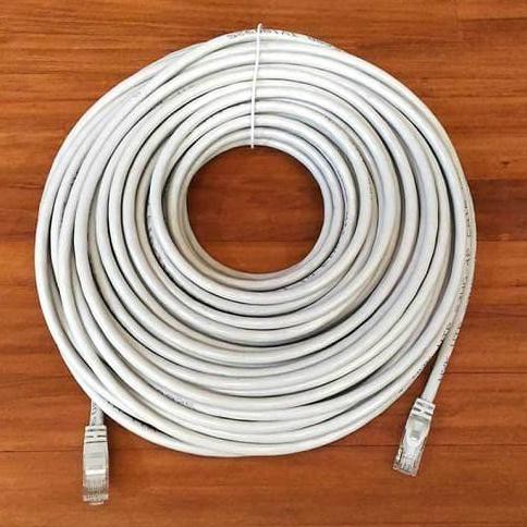 Jual Kabel Lan/Utp 25 Meter Router Awg 24 Patch 20M Konektor Rj45 ...