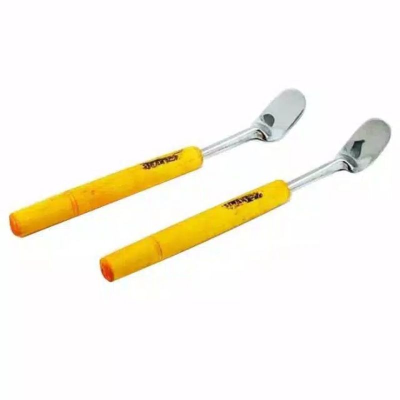 Jual Spatula kecil stainless steel pegangan kayu | Shopee Indonesia