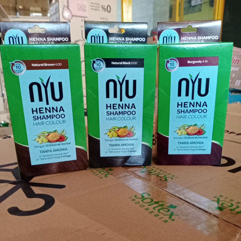 Jual NYU Henna Shampoo Hair Colour Indonesia|Shopee Indonesia
