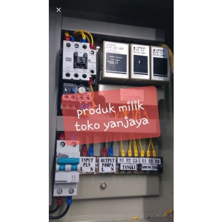 Jual panel pompa otomatis 1phase 220vac 3 hp 2 tanki sumur dan tanki ...