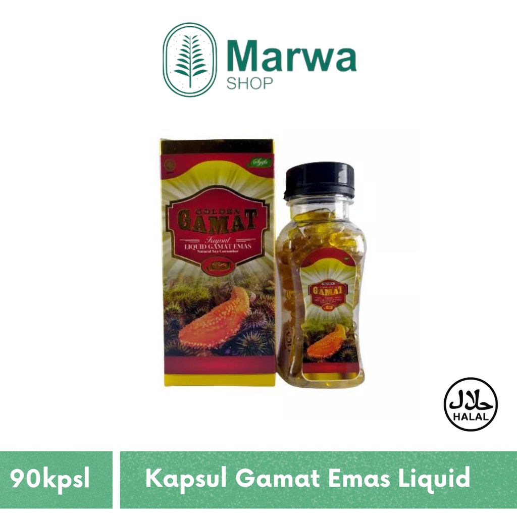 Jual Kapsul Liquid Minyak Gamat Emas Gold Oil Natural See Cucumber 90 ...