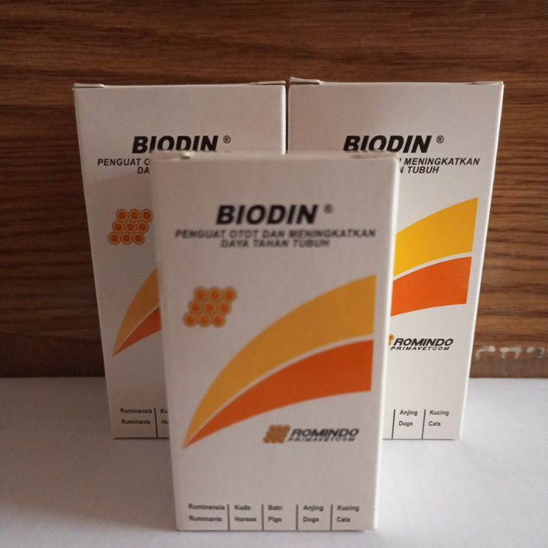 Jual BIODIN penguat otot dan daya tahan tubuh hewan | Shopee Indonesia