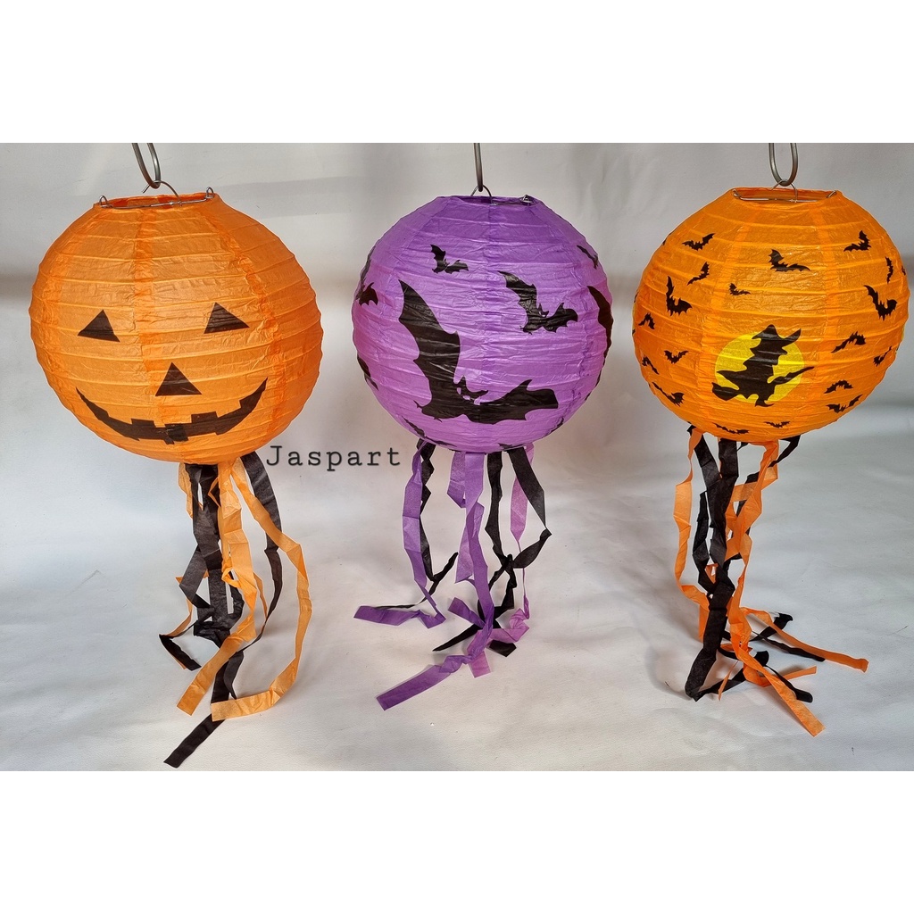 Jual Lampion Halloween Jack O Lantern Dekorasi Haloween Labu Witch ...