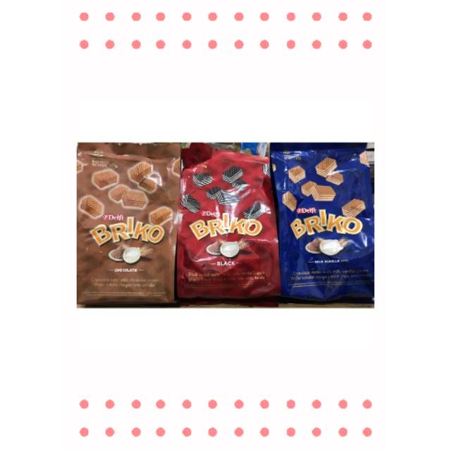 Jual BRIKO VANILLA/BLACK/CHOCO 125 g | Shopee Indonesia