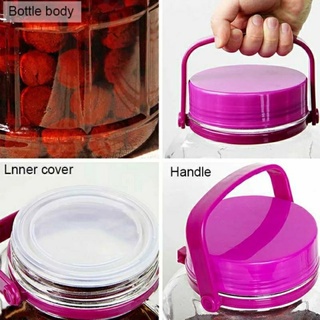 Jual Toples Kaca Fermentasi Asinan Manisan 5L/ Toples Kedap Arak ...