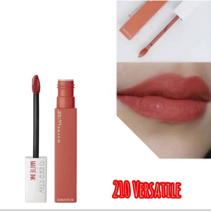 Jual Maybelline Superstay Matte Ink 210 Versatile (preloved) | Shopee ...