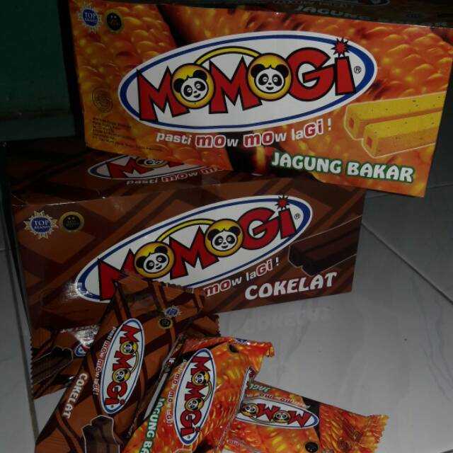 Jual Momogi stick rasa cokelat dan jagung bakar | Shopee Indonesia