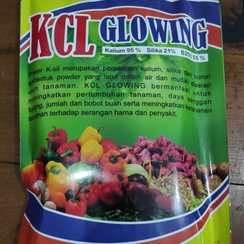 Jual Pupuk kalium 95% KCL Glowing / KCL Lunna/ Kalium MAXI | Shopee ...