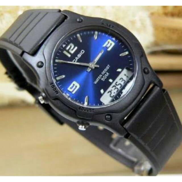 Jam Tangan Pria Casio Original Standard Type AW-49HE-2A / Casio Digital ...