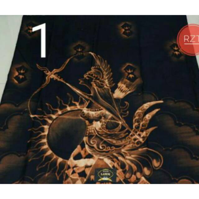 Jual Sarung Batik Lukis Ornamen Wayang Arjuna panahan Bima 100% batik ...