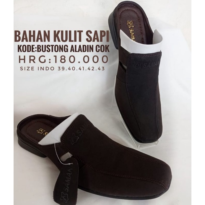 Jual Sepatu SAMAN Original Kode : Bustong Aladin Coklat bisa COD ...