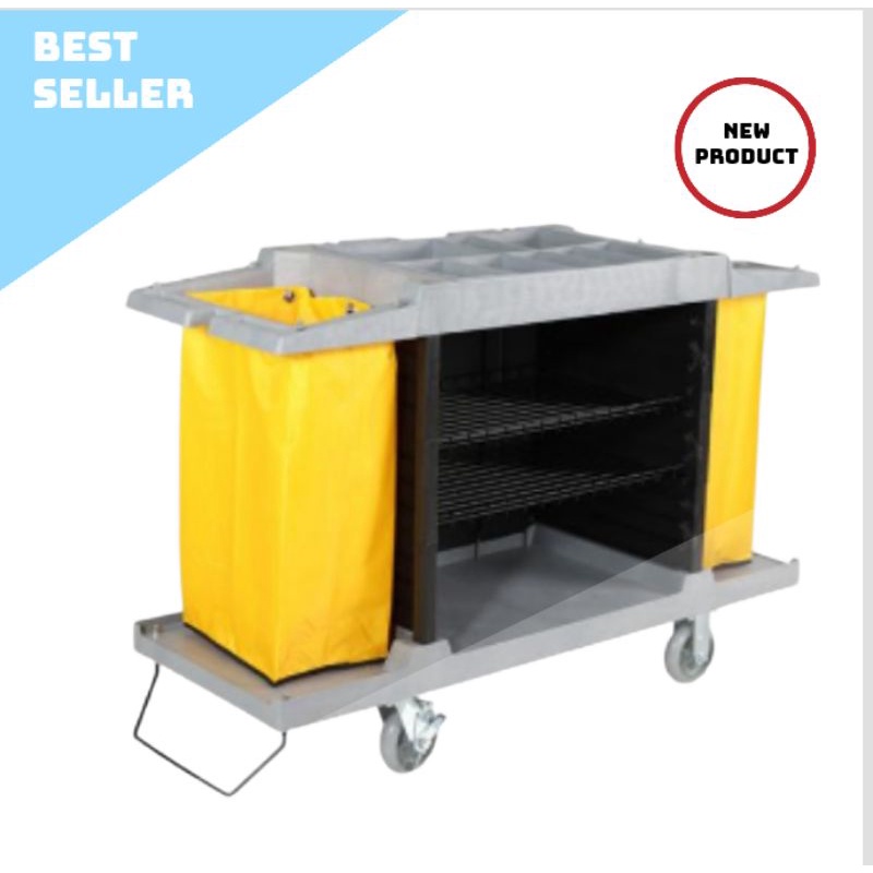 Jual Guest room service cart trolley dorong | Shopee Indonesia