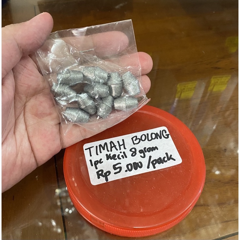 Jual Timah Pancing Bolong 8 gram | Shopee Indonesia