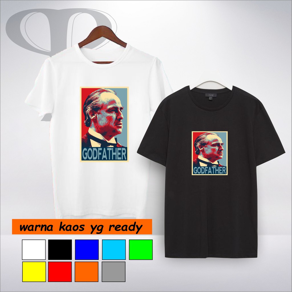 Jual KAOS POSTER GAMBAR GOOD FATHER DLL BISA CUSTOM SABLON SATUAN MURAH ...