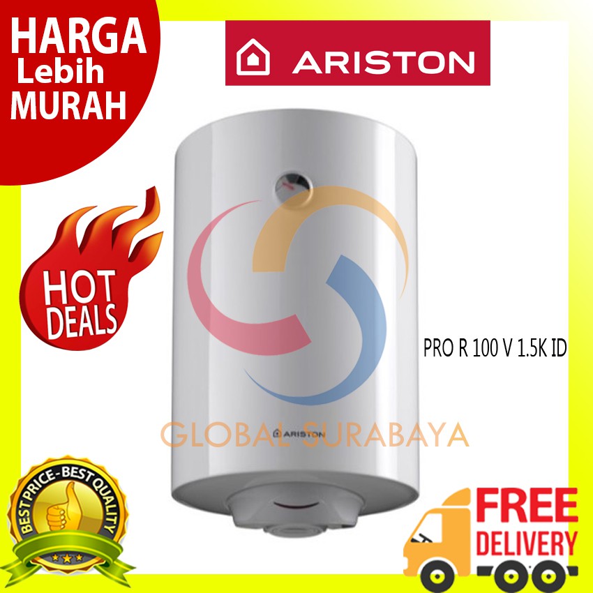 Jual Pemanas Air Listrik / Water Heater Ariston - PRO R 100 V 1.5K ID ...