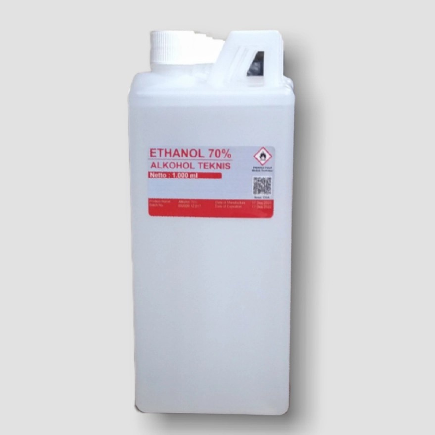 Jual Alkohol 70% (Teknis) Ethanol 1 liter / 1000 ml | Shopee Indonesia