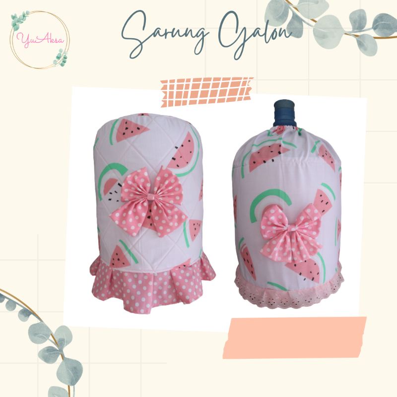 Jual sarung galon / cover galon/ galon duduk/ galon atas | Shopee Indonesia
