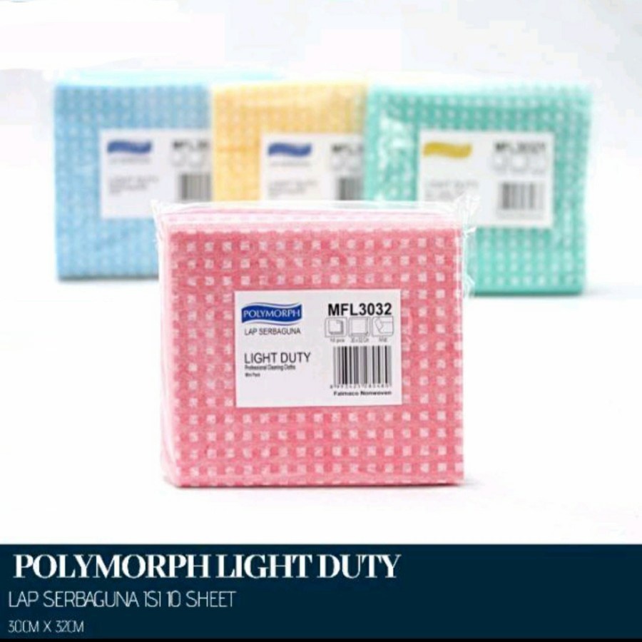 Jual Polymorph Lap Serbaguna Light Duty 10s (30x32cm) | Shopee Indonesia