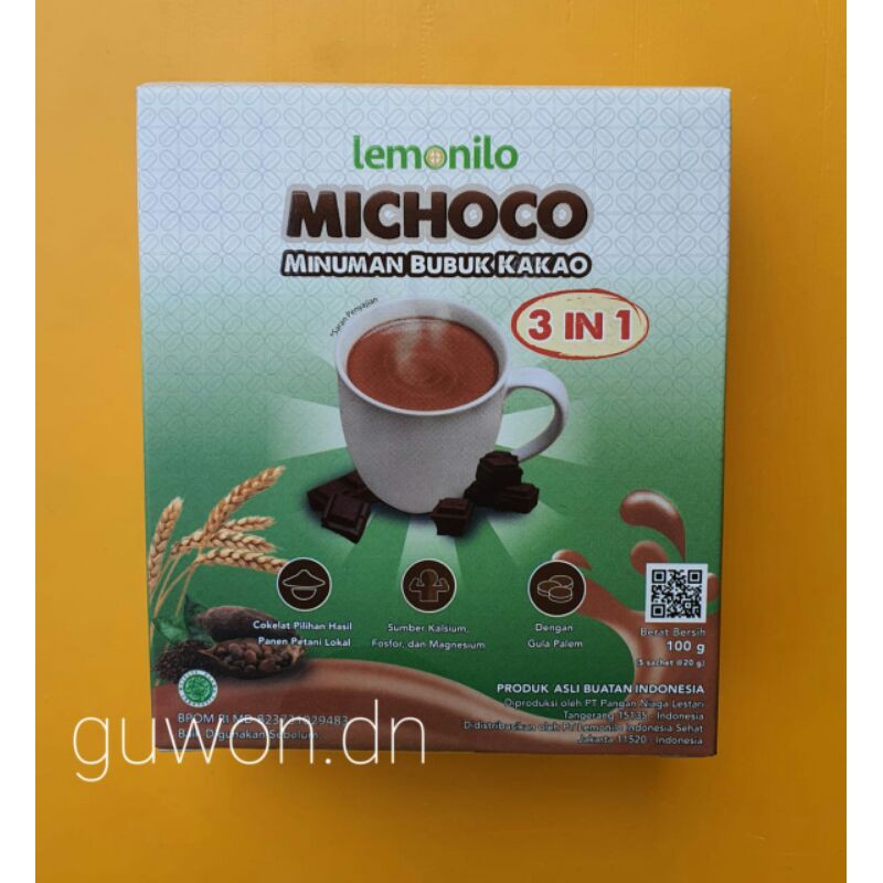 Jual Lemonilo Michoco Minuman Bubuk Kakao 100gr Indonesia|Shopee Indonesia