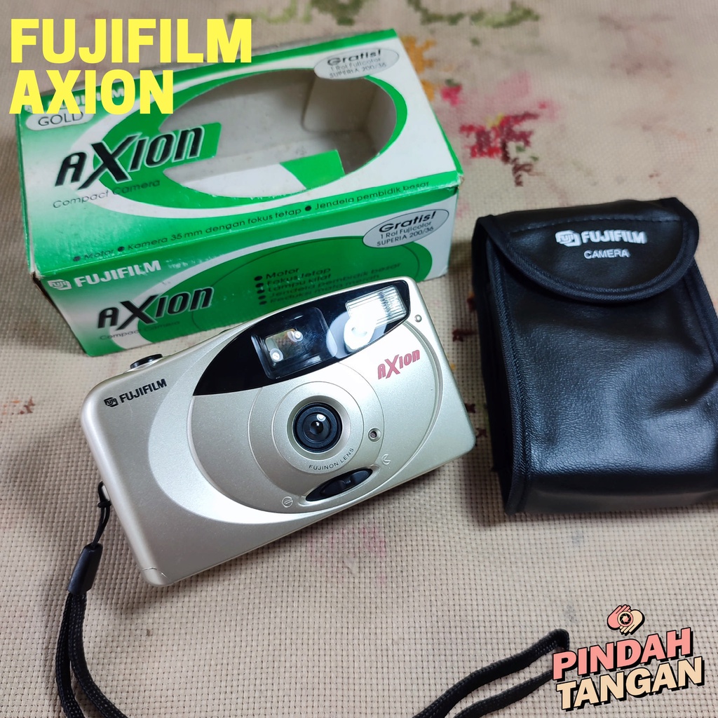 Jual KAMERA ANALOG - FUJIFILM AXION GOLD Point and shot (NEW OLD STOCK) | Shopee Indonesia