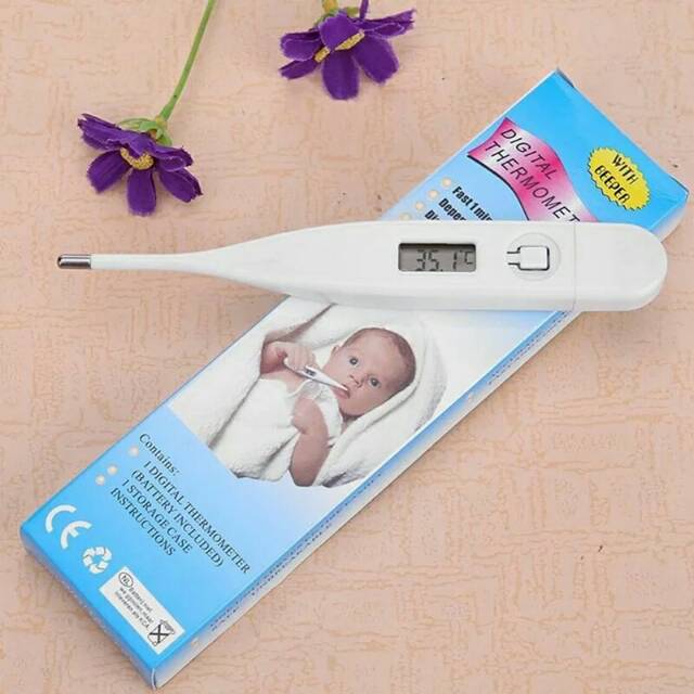 Jual TERMOMETER PENGUKUR SUHU BADAN / THERMOMETER ORAL / DIGITAL ...
