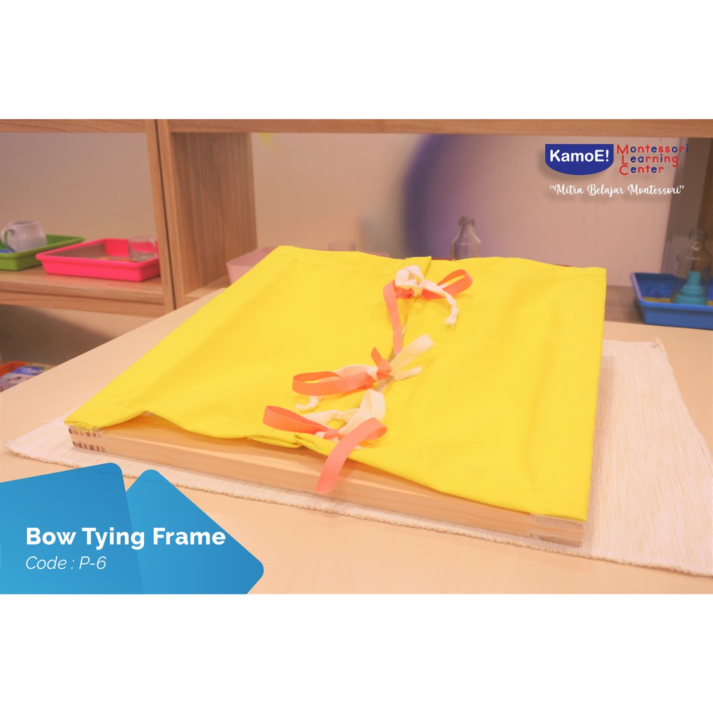 Jual Bow Tying Frame Montessori Material | Shopee Indonesia