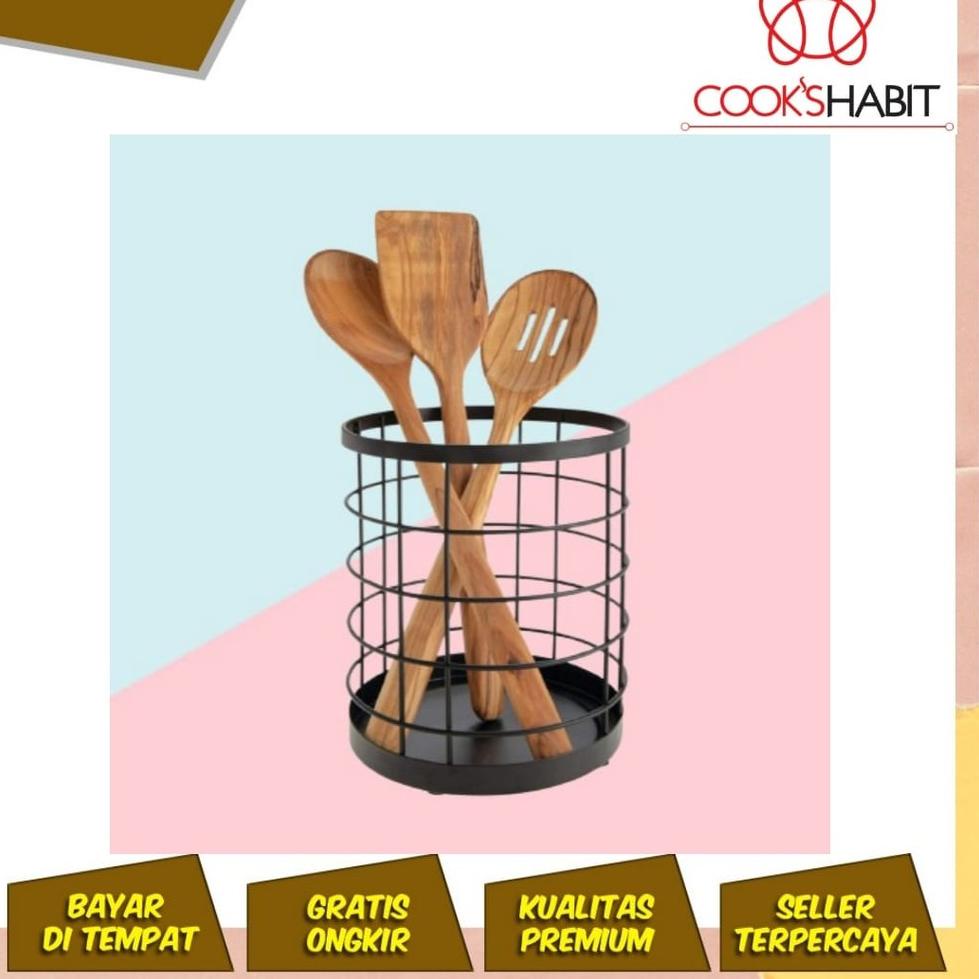Jual COOKSHABIT WIRE UTILITY HOLDER MATTE BLACK | TEMPAT SUTIL | TEMPAT ...