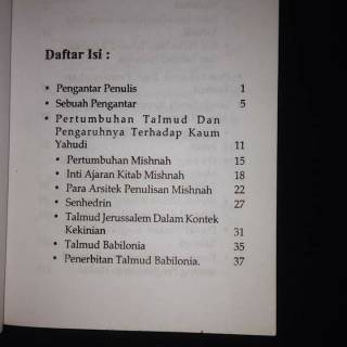 Jual TALMUD Kitab Rabi Yahudi Sejarah & Ajarannya - Zafarul Islamkhan ...