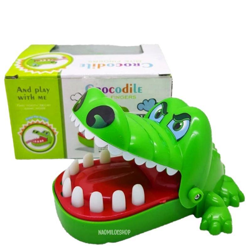 Jual (IMPORT) CROCO BITE Crocodile Dentist Tricky Toy Crocodile / Buaya Gigit - Biting Toy ...