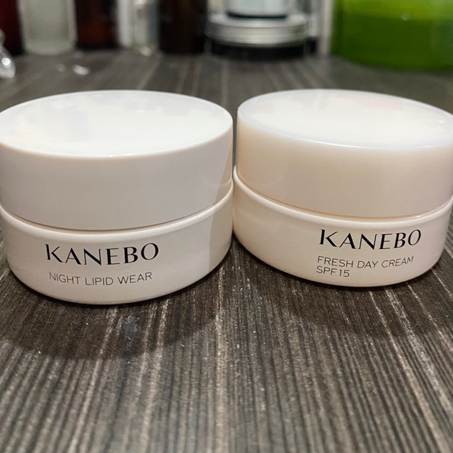 Jual Kanebo night lipid wear (night) & fresh day cream spf 15 (day) | Shopee Indonesia