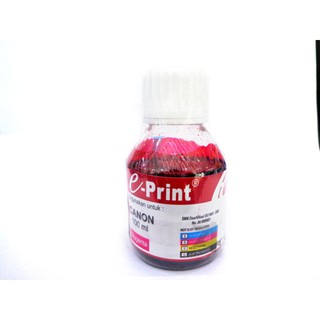 Tinta Eprint 100ml Epson Canon Black, Cyan, Magenta, Yellow | Shopee ...