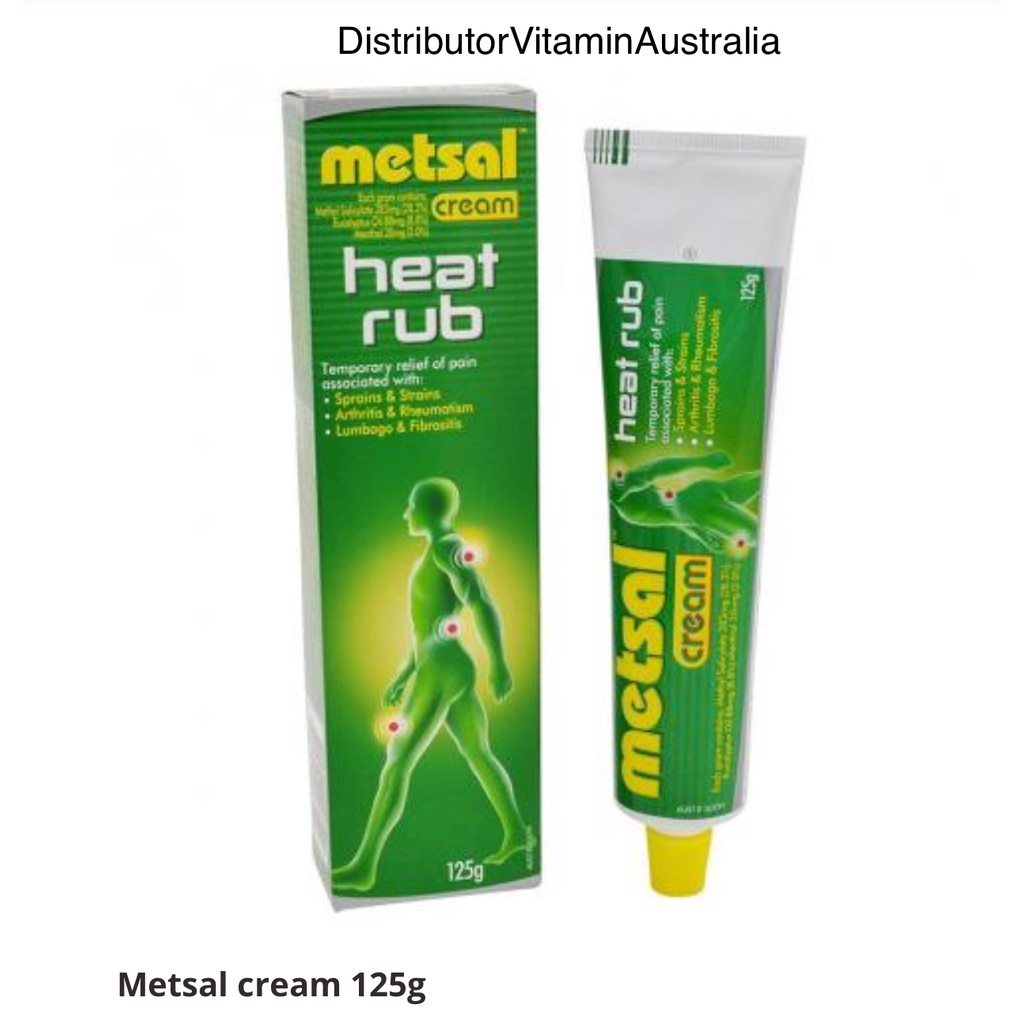 Jual Metsal heat rub Cream 125g | Shopee Indonesia