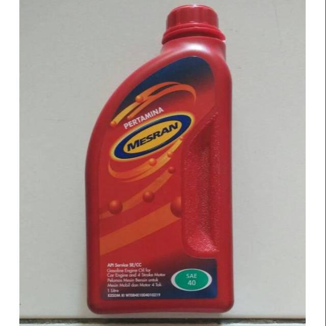 Jual Oli Pertamina MESRAN SAE 40 1LITER | Shopee Indonesia