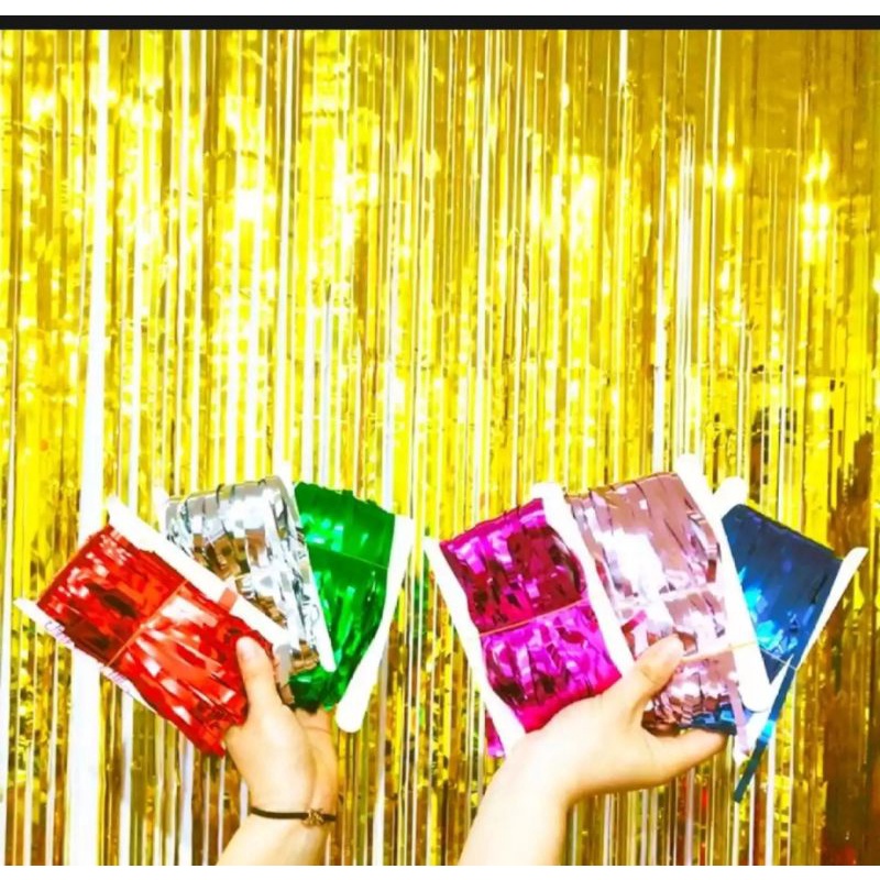 Jual TIRAI RUMBAI METALIK / TIRAI RUMBAI PESTA / TIRAI RUMBAI FOIL ...