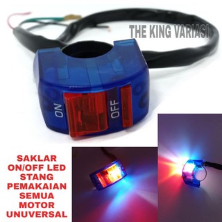 Jual SAKLAR ON OFF LED BIRU/SAKLAR STANG ON OFF MOTOR/SAKLAR ON OFF LED ...