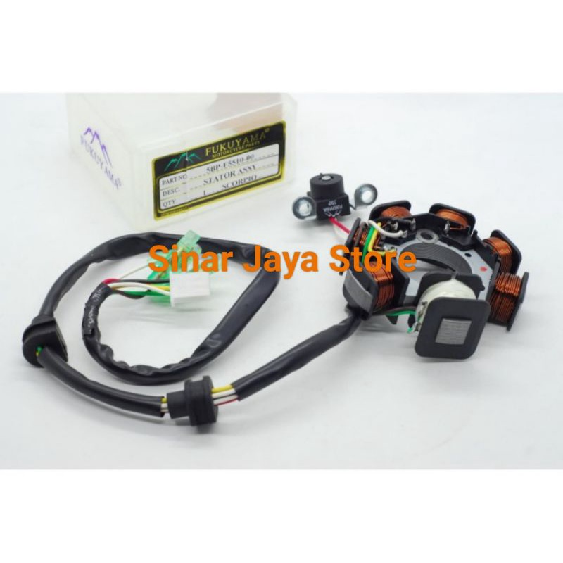 Jual Spull Komplit / Stator Assy Scorpio + Pulser Fukuyama | Shopee Indonesia