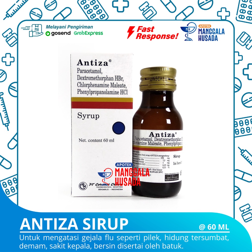 Jual ANTIZA SIRUP @ 60 ML | Shopee Indonesia