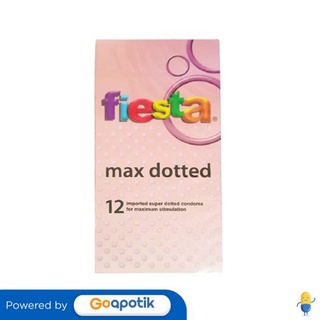 Jual Fiesta Kondom Max Dotted Box 12 Pcs | Shopee Indonesia