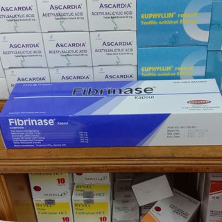 Jual fibrinase box 50 kapsul - melancarkan peredaran darah | Shopee ...