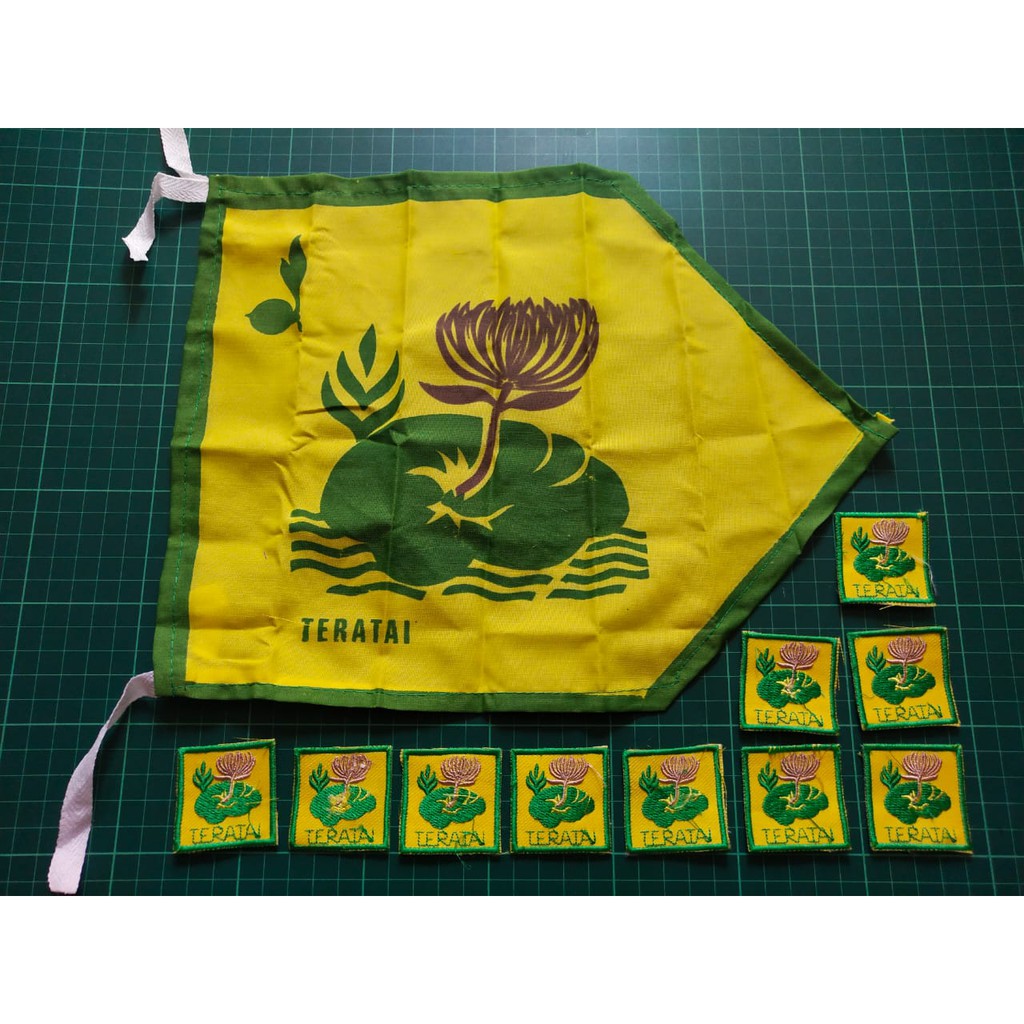 Jual TANDA REGU BUNGA TERATAI SET BENDERA PENGGALANG PUTRI PRAMUKA ...