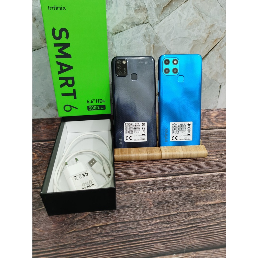 Jual INFINIX SMART 6 - RAM 3/64 | 2/32 GB SECOND BEKAS FULLSET | Shopee ...