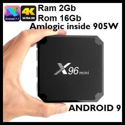 Jual Tv Box X96 Mini 4K Ram 2Gb Rom 16Gb Android Nougat Tv Box X96 Mini ...