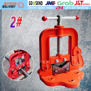 Jual HEAVY DUTY Pipe Vice 2inch - Ragum Pipa Besi - Catok Pipa Besi ...