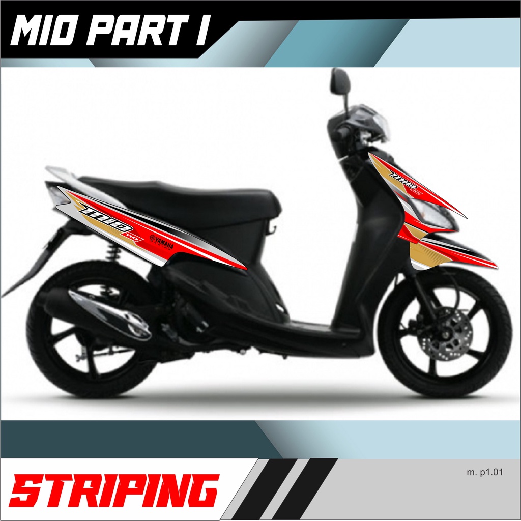 Jual STICKER STRIPING VARIASI MIO PART 1 2006 RACING SANGAT COCOK UNTUK ...