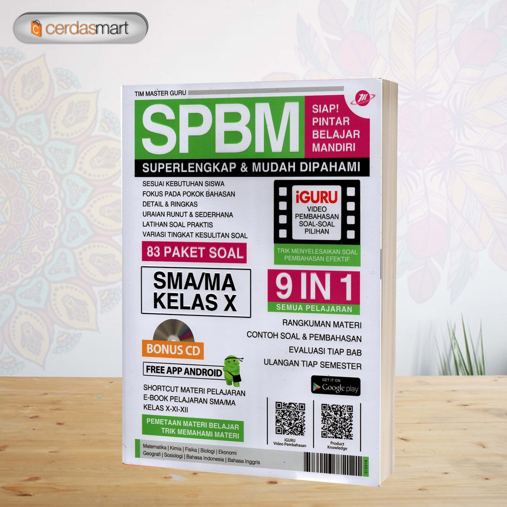 Jual BUKU PELAJARAN SMA KELAS X: SIAP PINTAR BELAJAR MANDIRI SUPER ...