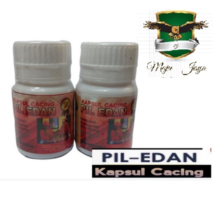 Jual Pil edan Kapsul cacing 1 botol ( Original produksi Entri ...