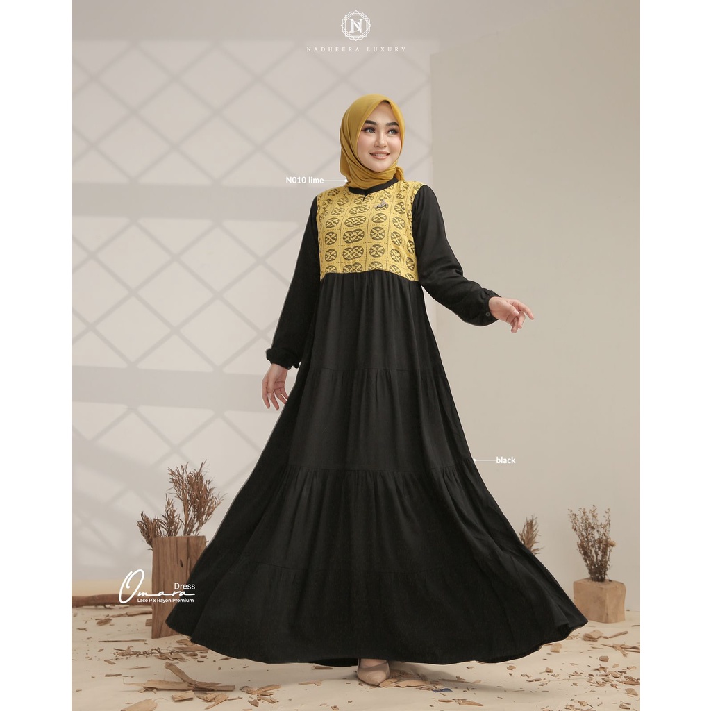 Jual OMARA DRESS NEW BY NADHEERA LUXURY | Shopee Indonesia